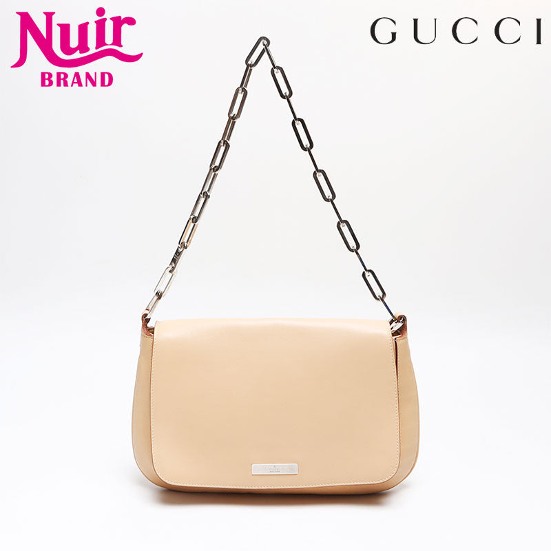 グッチ GUCCI チェーン ショルダーバッグ ベージュ WS13385 グッチ GUCCI チェーン ショルダーバッグ ベージュ WS13385