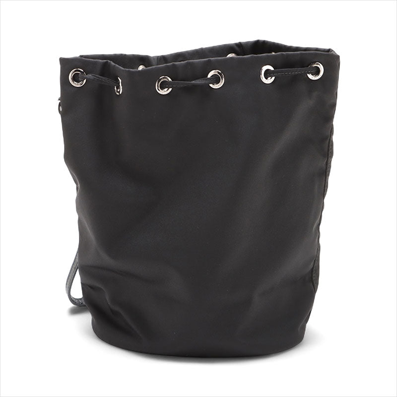 PRADA Nylon Re-Nylon Pouch Drawstring Bag Handbag black WS15538 – NUIR ...