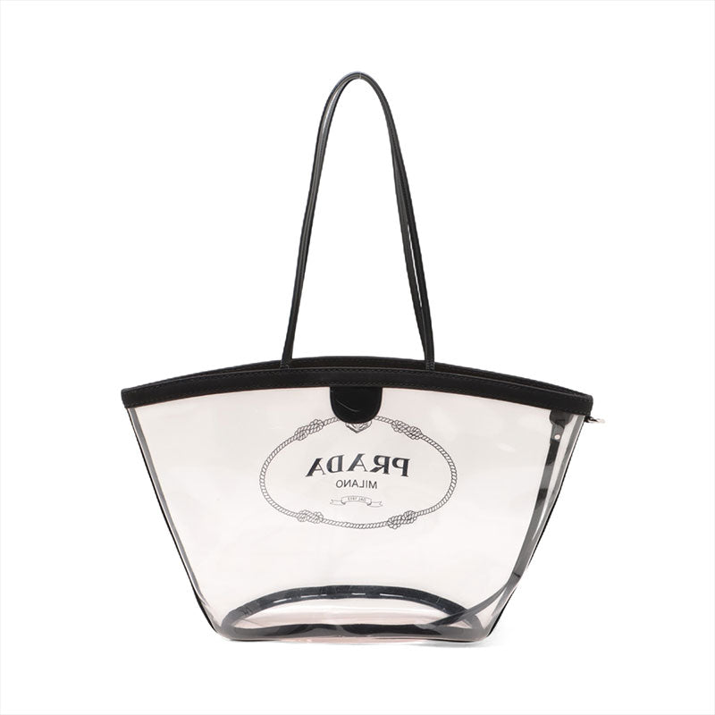 PRADA PLEXI Shopper Shoulder Bag clear WS15588 – NUIR VINTAGE