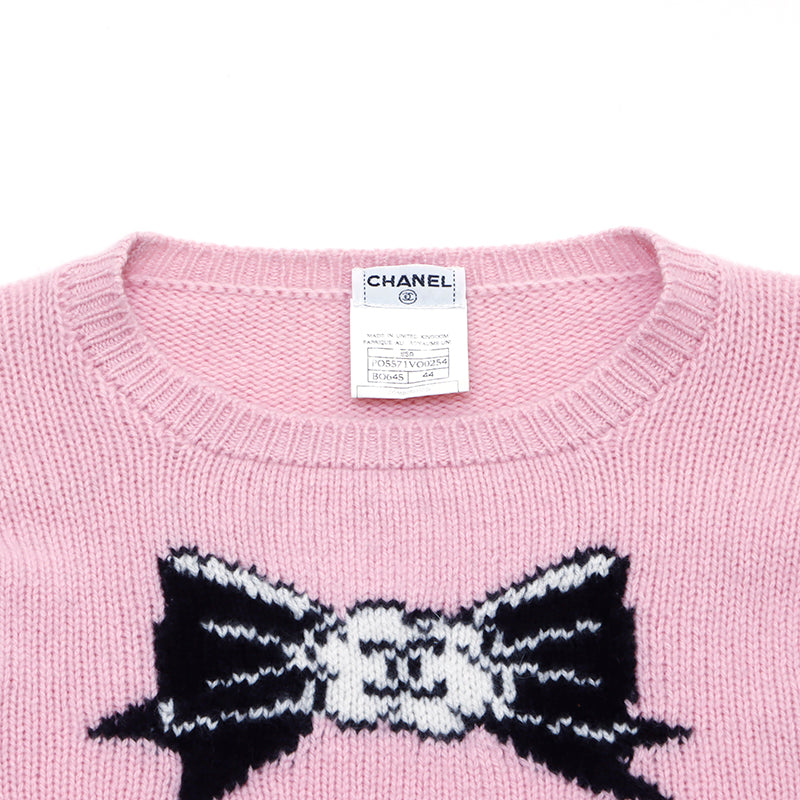 シャネル CHANEL ココマーク サイズ44 ニット ピンク×ブラック WS3293 – NUIR VINTAGE