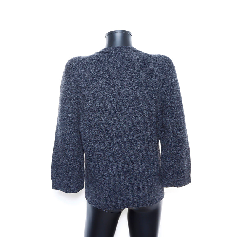 CHANEL cashmere cardigan gray WS5427 – NUIR VINTAGE