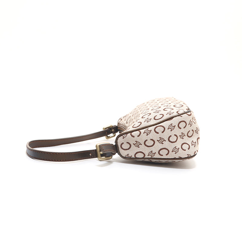 セリーヌ CELINE Cマカダム ハンドバッグ キャンバス×レザー ベージュ WS3540 – NUIR VINTAGE