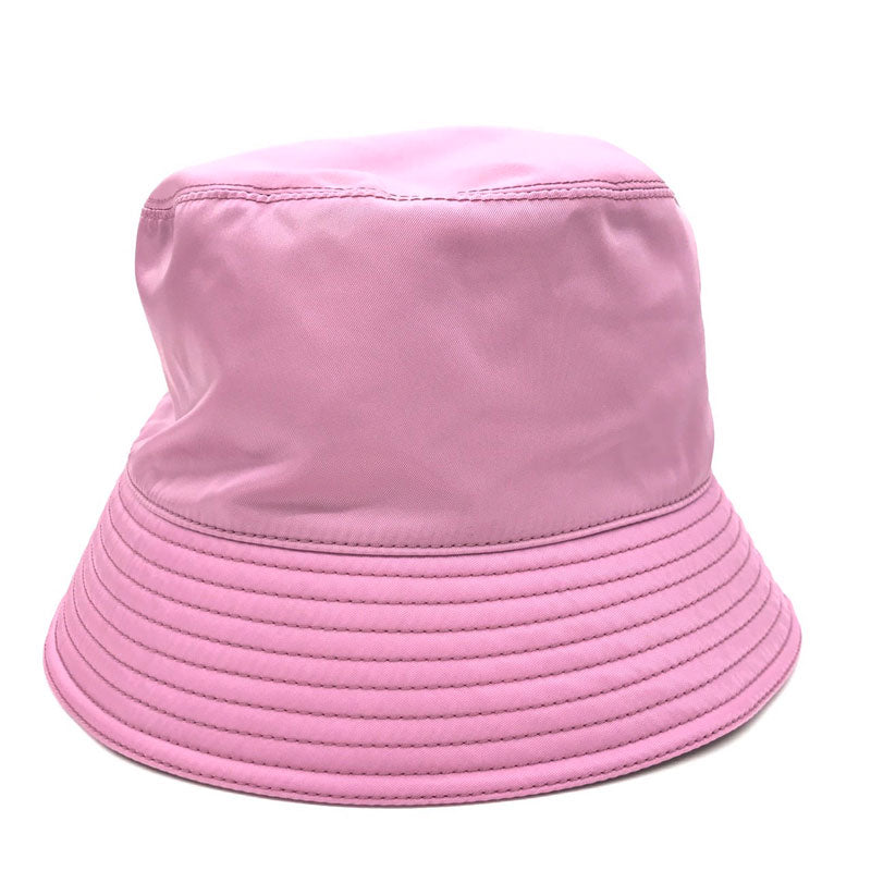 Prada PRADA Triangle Logo Bucket Hat Pink EITM0029 – NUIR VINTAGE